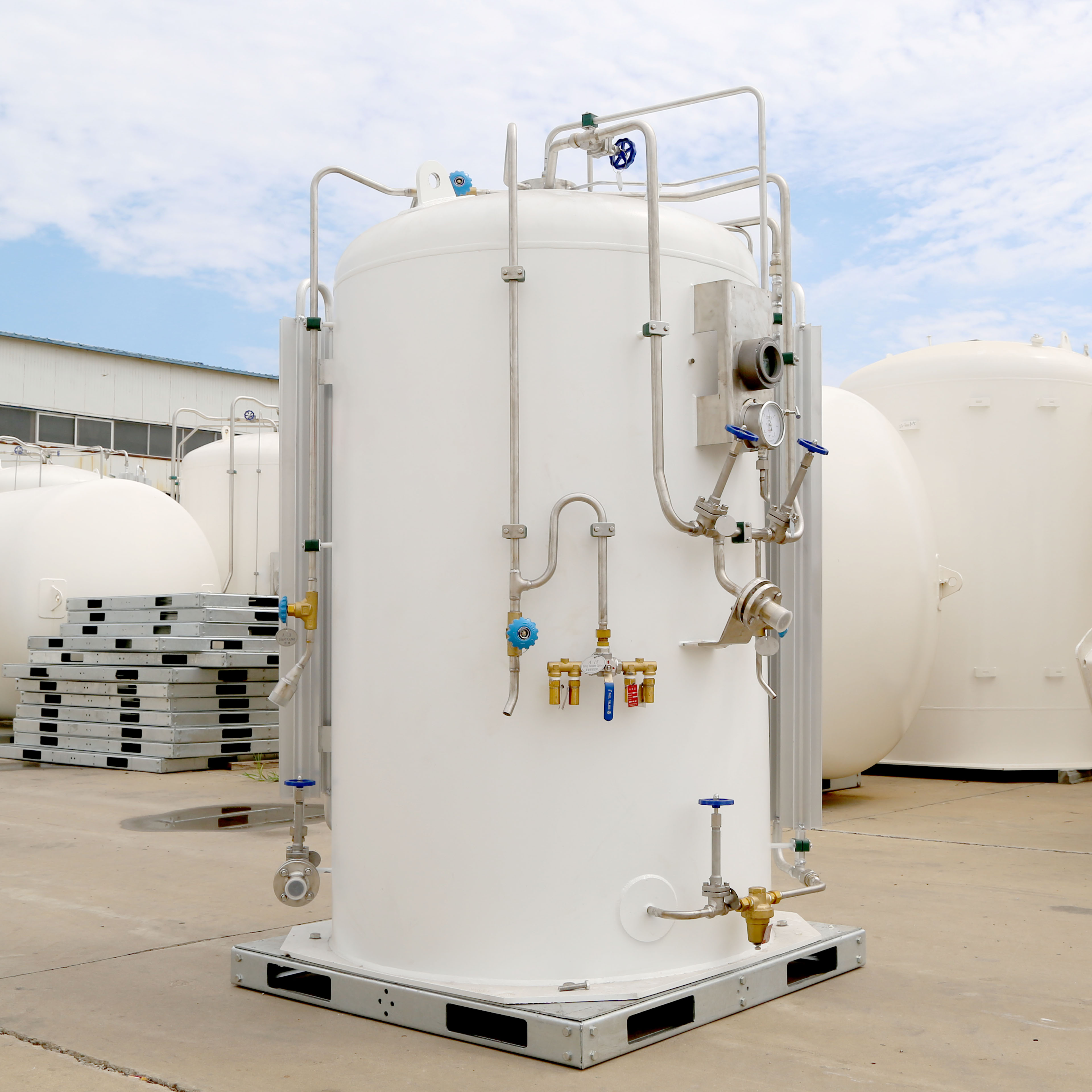 1m3 2m3 3m3 5m3 Quick and Easy Cold Cryogenic Storage Tank
